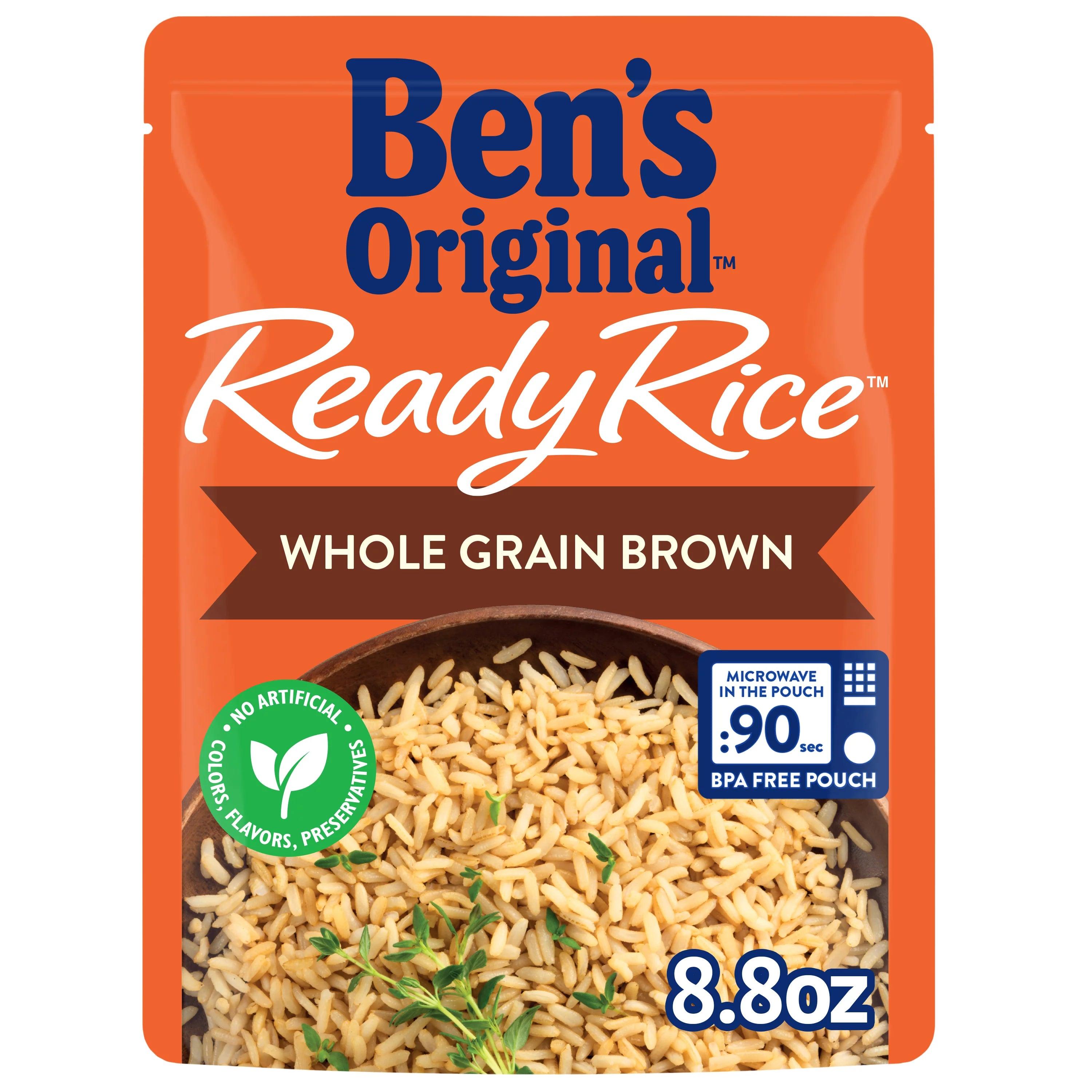 BEN'S ORIGINAL READY RICE - Whole Grain Brown Rice, Approved for NYS ...