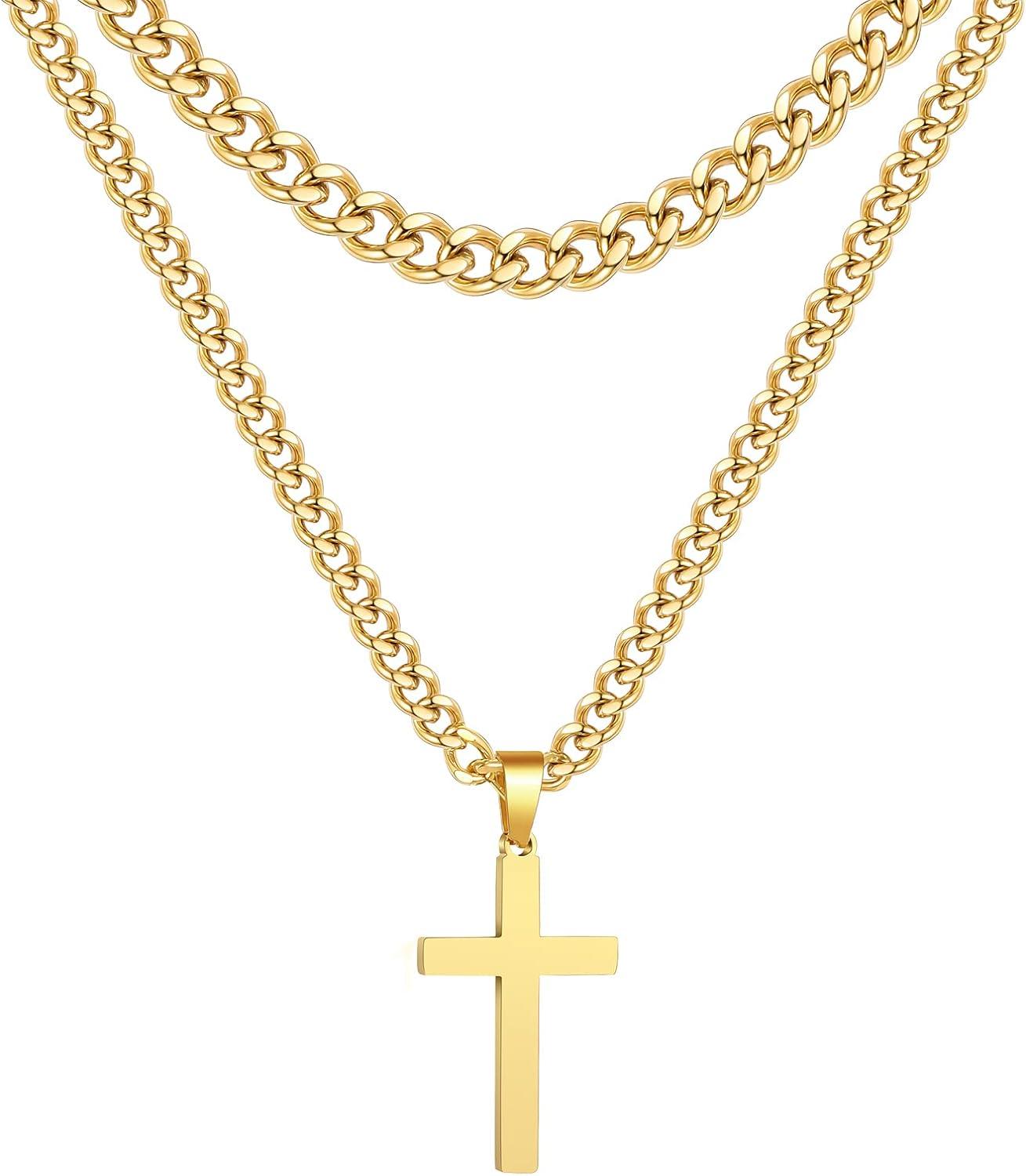 STAINLESS STEEL CROSS NECKLACE, Approved for NYS Inmate Care Packages ...
