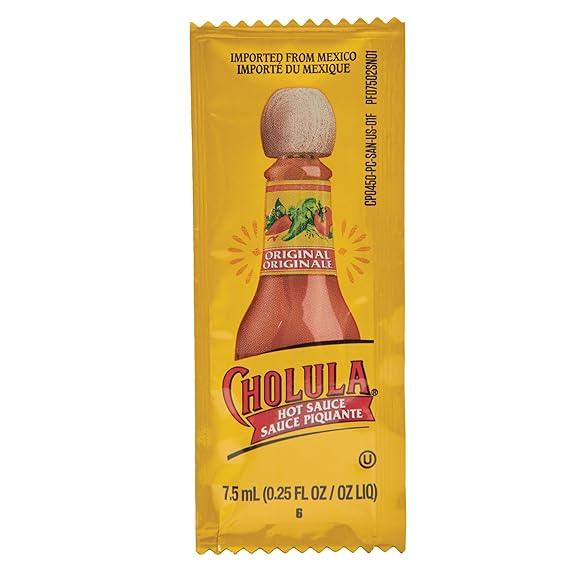 CHOLULA HOT SAUCE PACKETS (15 PACKETS), Approved for NYS Inmate Care ...