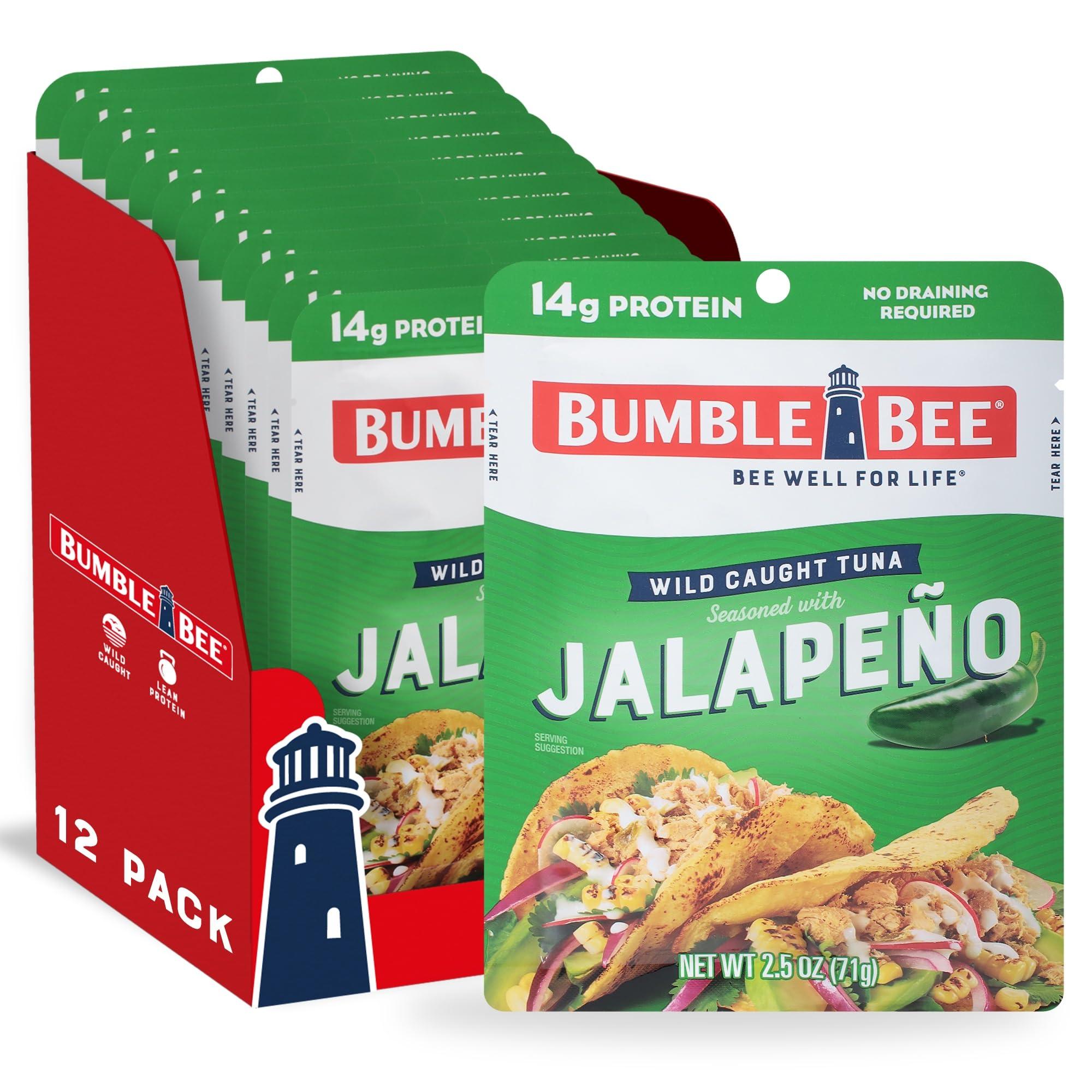 BUMBLE BEE TUNA - JALAPEÑO (12 PACK), Approved for NYS Inmate Care ...
