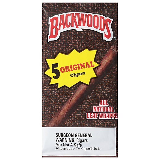 BACKWOOD ORIGINAL CIGARS - 5 PACK, Approved for NYS Inmate Care ...