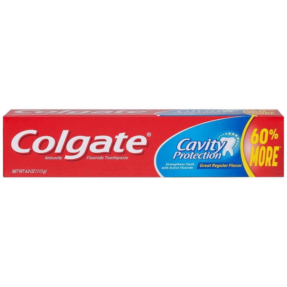 COLGATE CAVITY PROTECTION TOOTHPASTE, 4.0 OZ, Approved for NYS Inmate ...