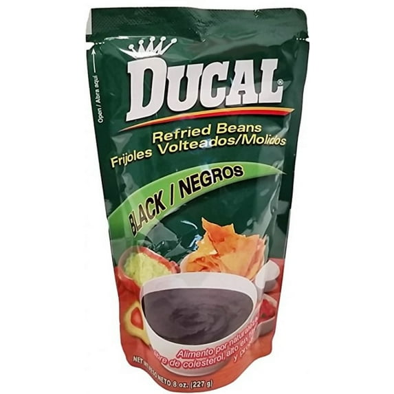DUCAL REFRIED BLACK BEANS (8oz), Approved for NYS Inmate Care Packages ...