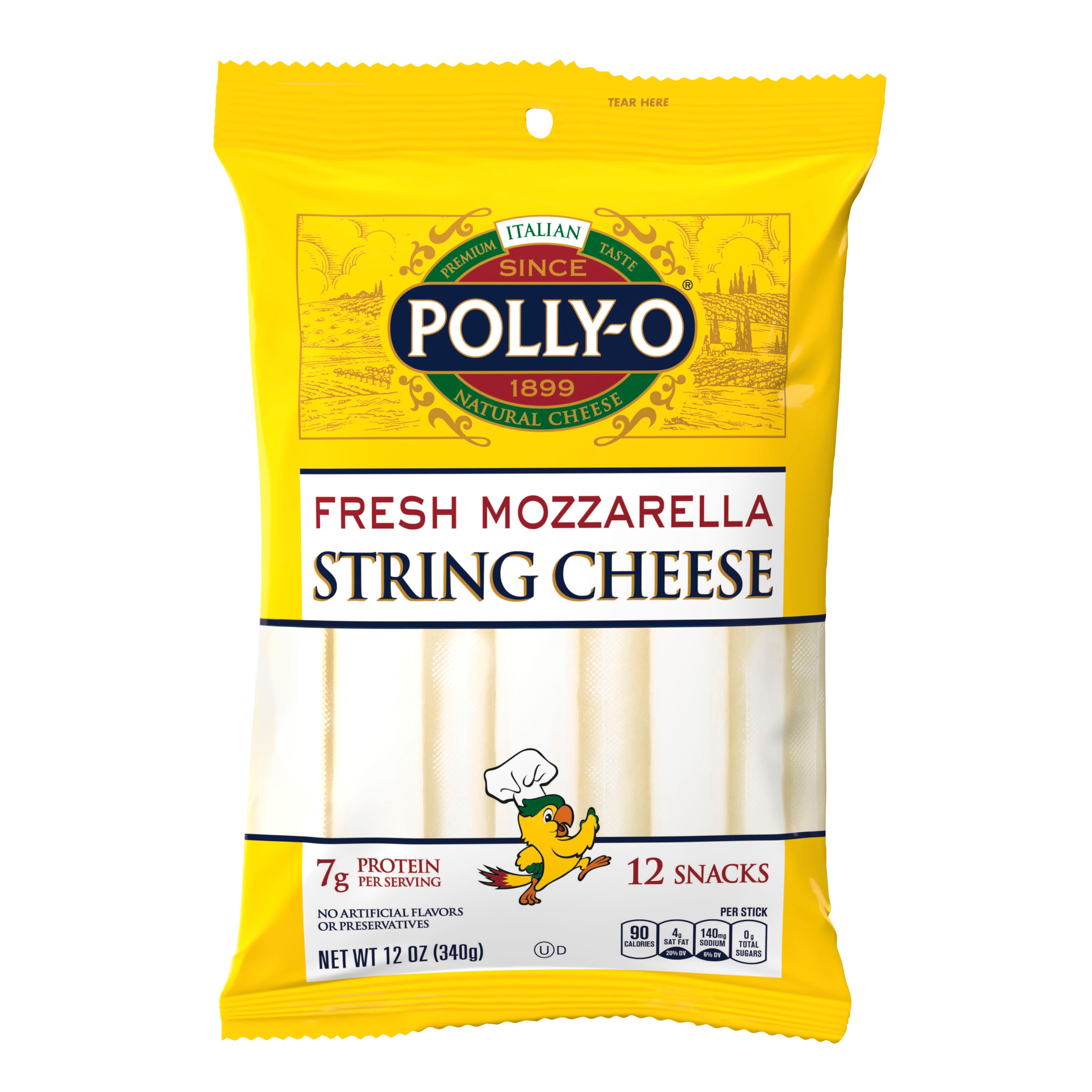 POLLY-O MOZZARELLA STRING CHEESE, Approved for NYS Inmate Care Packages ...