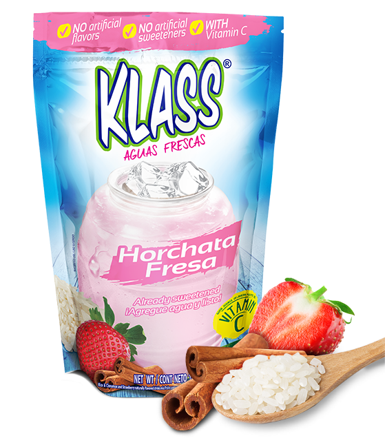 KLASS AGUAS - STRAWBERRY HORCHATA, Approved for NYS Inmate Care ...