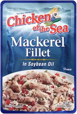 CHICKEN OF THE SEA MACKEREL FILLET, Approved for NYS Inmate Care ...