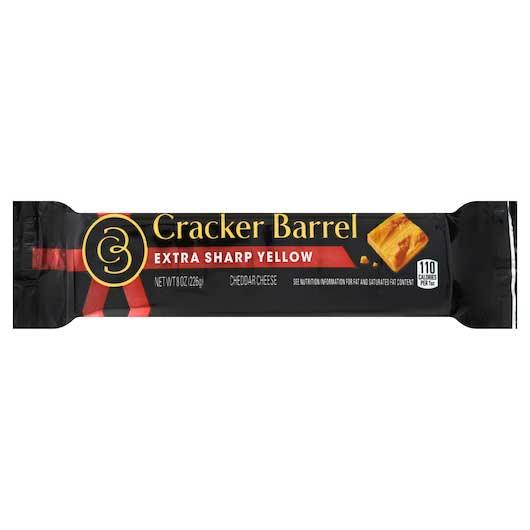 CRACKER BARREL EXTRA SHARP YELLOW CHEDDAR BLOCK CHEESE – Emmas Premium ...