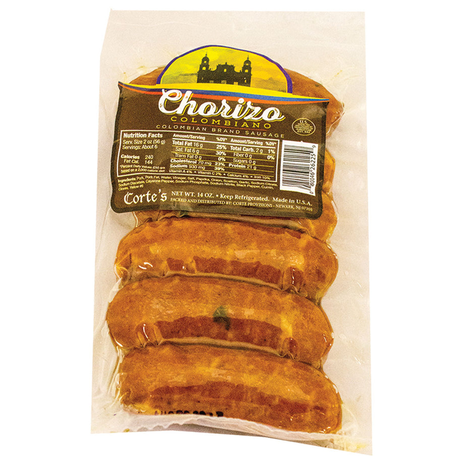 CORTES CHORIZO COLOMBIANO – Emmas Premium Services