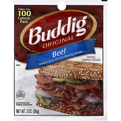 BUDDIG ORIGINAL BEEF COLD CUT, Approved for NYS Inmate Care Packages ...