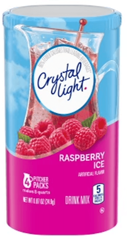 CRYSTAL LIGHT- RASPBERRY TEA, Approved for NYS Inmate Care Packages ...