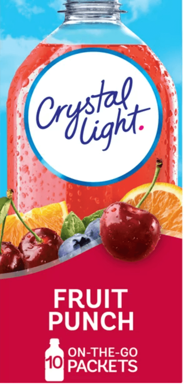 CRYSTAL LIGHT - FRUIT PUNCH, Approved for NYS Inmate Care Packages ...